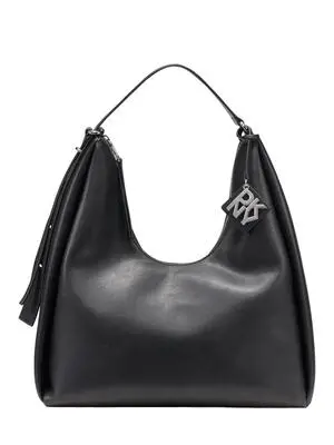 Dkny Elicia Large Hobo Bag - Black/silver