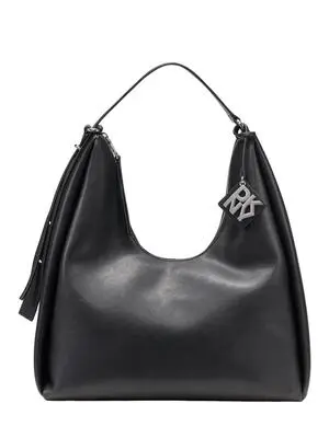 Dkny Elicia Large Hobo Bag - Black/silver