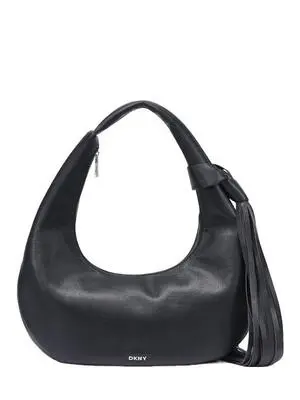 Dkny Hope Hobo Bag - Black/silver
