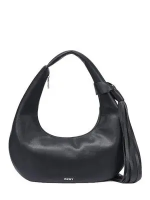 Dkny Hope Hobo Bag - Black/silver