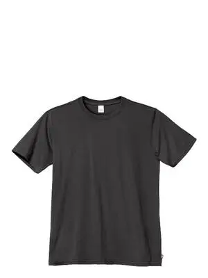 CITY THREADS USA-MADE Soft 100% Organic Cotton Short Sleeve Crew Tee Charcoal