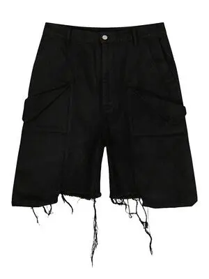 SAINT PERRY Ox Cargo Denim Short - Black