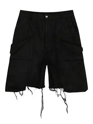 SAINT PERRY Ox Cargo Denim Short - Black