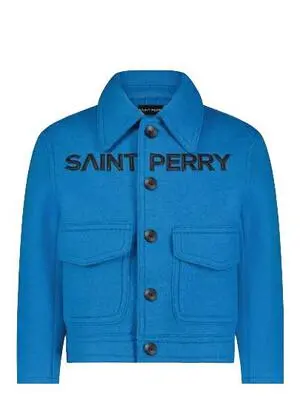 SAINT PERRY The Love Boxy Jacket - Blue