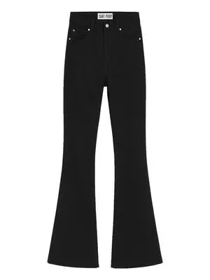 SAINT PERRY Angel Flare Denim Jeans - Black