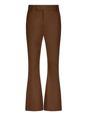 SAINT PERRY Flare Trousers - Brown