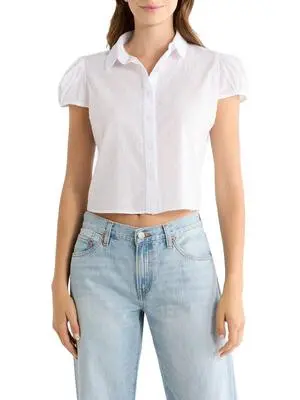 BELLA VENICE Bella Venice Eloise Cotton Button-Up Top