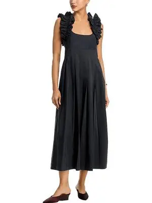 Cinq À Sept Jazmine Dress With Ruffled Details - Black