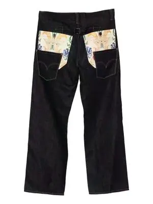 Junya Watanabe X Levi's Jacquard Jeans - Blue