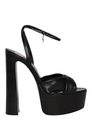 SAINT LAURENT Saint Laurent Platform Sandals With Ankle Strap