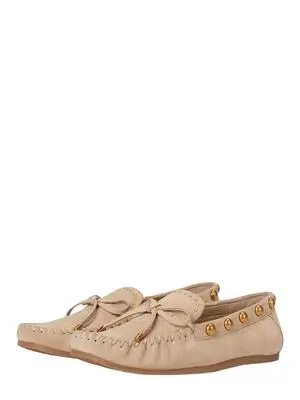 VINCE CAMUTO Vince Camuto Sennett Studded Mocassin Flat Shoes