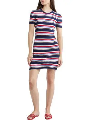 BELLA DAHL Bella Dahl Stripe Rib Mini Dress