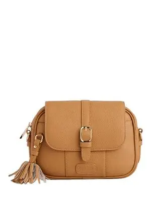 POM POM LONDON Finsbury Crossbody Bag - Maple