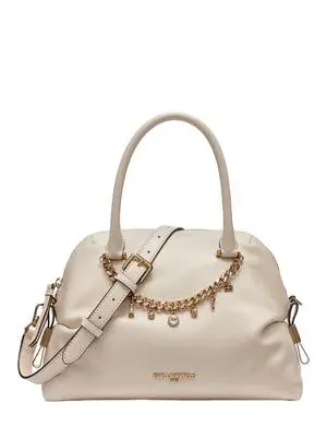 Karl Lagerfeld Paris Charlaine Cotton Satchel Bag - Brie