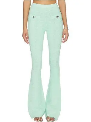 Retrofete Joliet Metallic Knit Pants - Mint