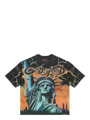GODSPEED Voltage Graphic-print T-shirt Black