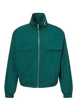 Ami Ami Paris Ami De Coeur Embossed Windbreaker Jacket Vert Sapin