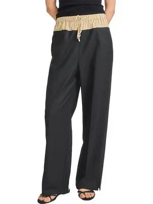 SAINT ART Adler Drawstring Trousers - Black