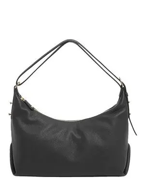 Stoney Clover Lane Pitsford Small Suede Shoulder Bag - Caviar