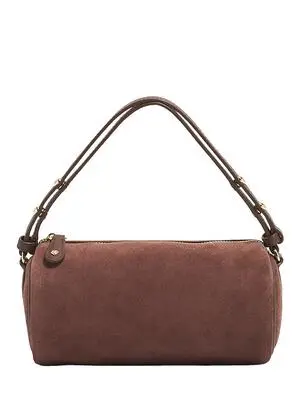 Stoney Clover Lane Stoney Clover Lane Brighton Mini Suede Barrel Bag Teddy