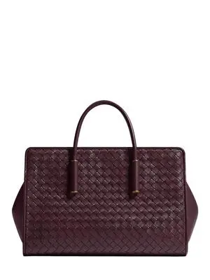 Bottega Veneta Bottega Veneta Small Tote Bag Deep Mahogany