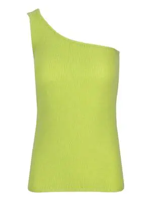 LA ROSE One Shoulder Cash Top - Lime