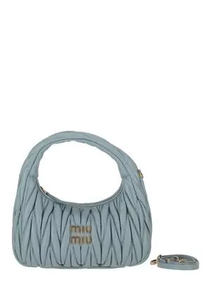 Miu Miu Miu Miu Gathered Leather Shoulder Bag Linfa