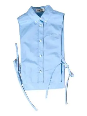Miu Miu Silk Shirt - Celeste