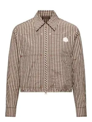 MONCLER Moncler Gingham Check Shirt With Logo Detail