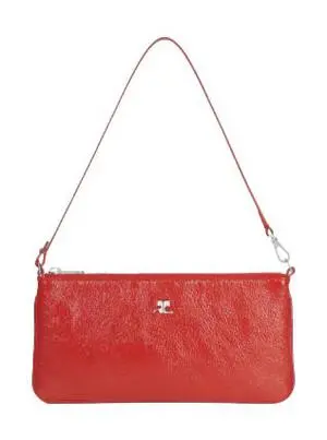 COURREGES Courrèges Zipped Naplack Pouch Bright Red