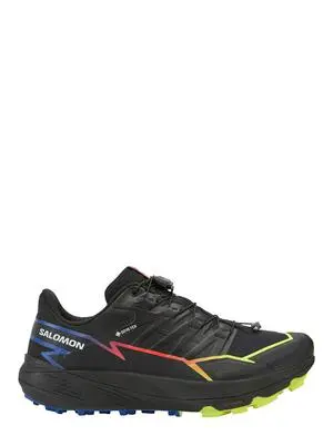 SALOMON Thundercross Goretex Trail Running Shoes - Black/surf The Web/safety Yellow