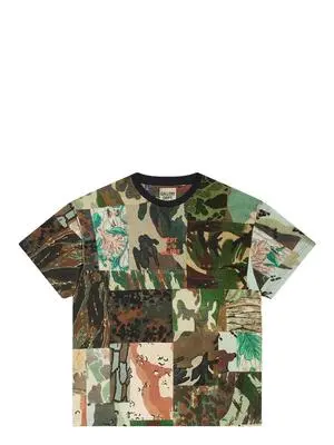 GALLERY DEPT. Mixed Camo Tee Printed Patchwork - Multi