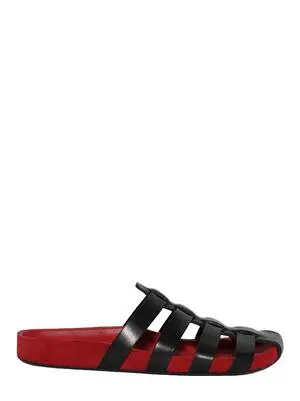 JUDE Dusty Flat Fisherman Sandals - Red