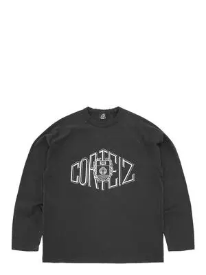 CORTEIZ Sophomore Raglan Long-sleeve Shirt - Black