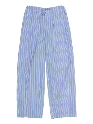 Bimba Y Lola Striped Cotton Jogger Trousers - Blue