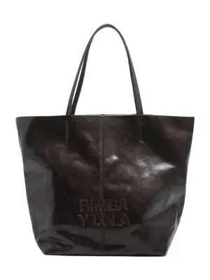 Bimba Y Lola Large Tote Bag - Brown