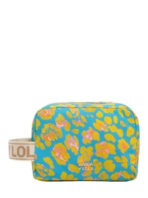 Bimba Y Lola Bimba Y Lola Leopard-Print Make-up Bag Blue