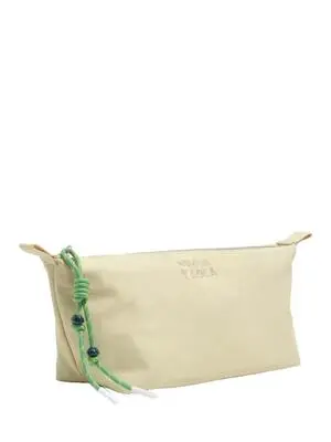 Bimba Y Lola Embroidered Logo Make-up Bag - Neutrals