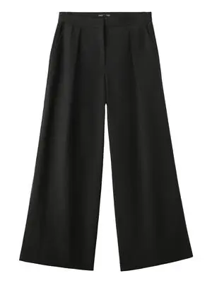 Mango Straight Leg Pants - Black