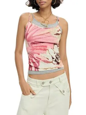 Desigual Layered Floral Print Camisole - Multi
