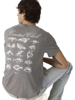 LEVI'S Standard Fit Classic Graphic T-shirt - Coastal Club Smoked Pearl
