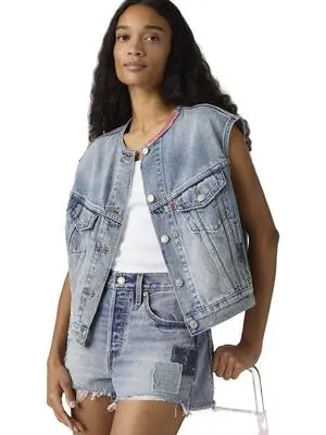LEVI'S 90s Shrunken Collarless Vest - Melody's Muse Vest