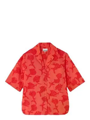 GANNI GANNI Fil-Coupé Floral Shirt