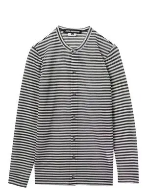 Junya Watanabe Striped Cardigan - Black