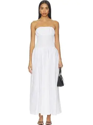 Susana Monaco Smocked Waist Tube Maxi Dress - Sugar