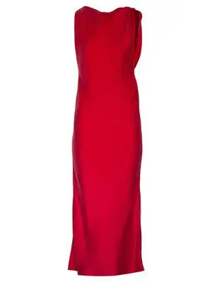 MIONÈ Mionè London Calling Silk Midi Dress