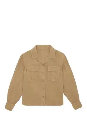 FORTELA Bia Military Shirt - Neutrals