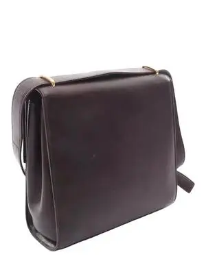 Bottega Veneta 2012-2026 Leather The Clip Shoulder Bag - Red