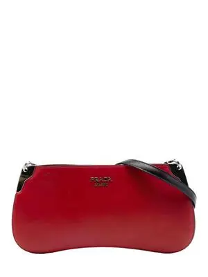 Prada Sidonie City Calf Leather Crossbody Bag - Red