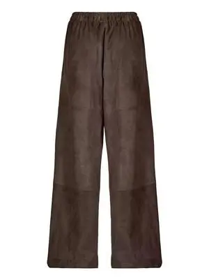 DESA 1972 Wide-leg Leather Trousers - Brown